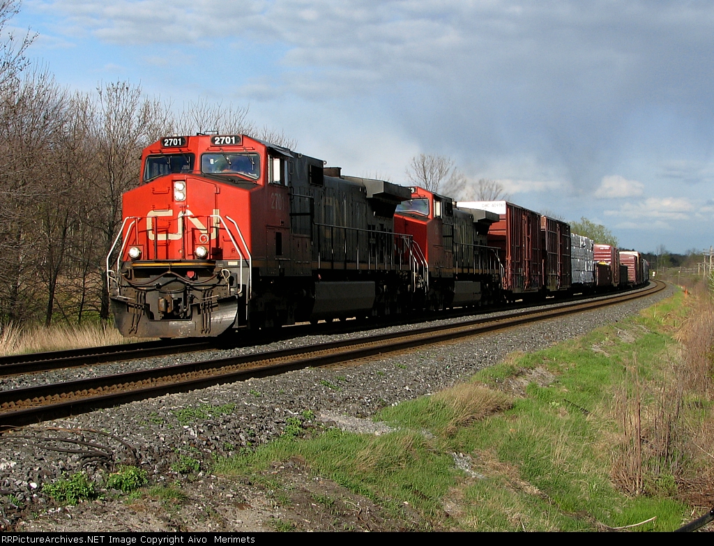 IC 2701 at Mile 260 Kingston Sub.